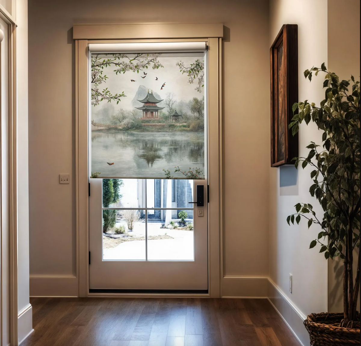 The Tempest Printed Roller Blind for Kitchen ,Custom Roller Shades for ...