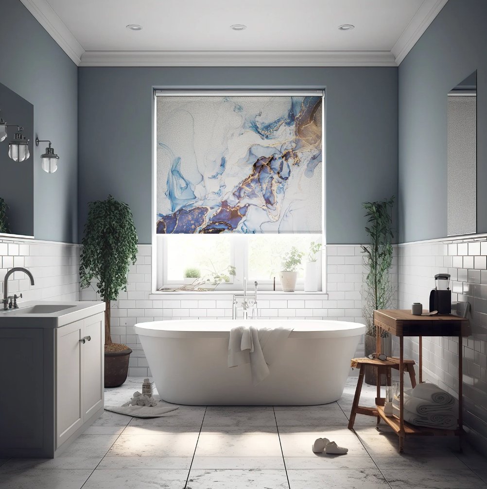 Luxury Marble Window Blinds | Custom Size | Roller Shades – Roller ...